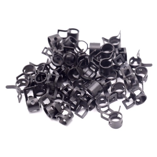 Joyangy 50Pcs 1/4 inch (6mm) ID Spring Band Type Action Hose 6mm, Black ...