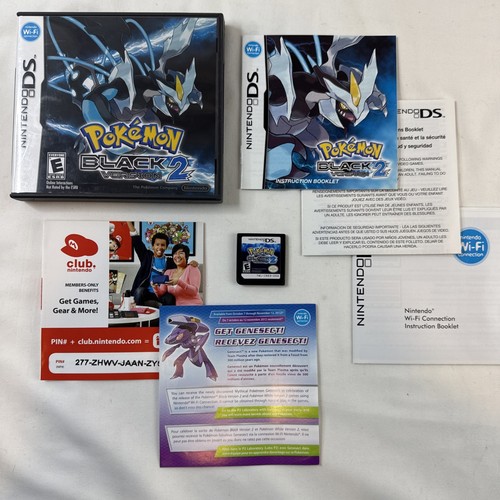 Pokemon: Black Version 2 CIB 100% Complete Nintendo DS Authentic ...