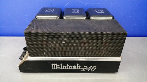 McIntosh MC240 Tube Power Amplifier Serviced Used High-Grade Caps ...