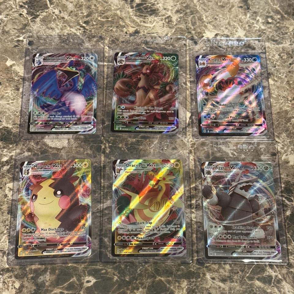 Pokemon Sword And Shield - VMAX & VSTAR Card Lot Of 46 - Evolving Skies ...