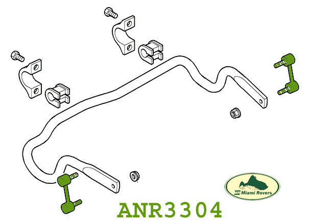 LAND ROVER FRONT SWAY STABILIZER BAR LINK SET RANGE P38 ANR3304 OEM | eBay