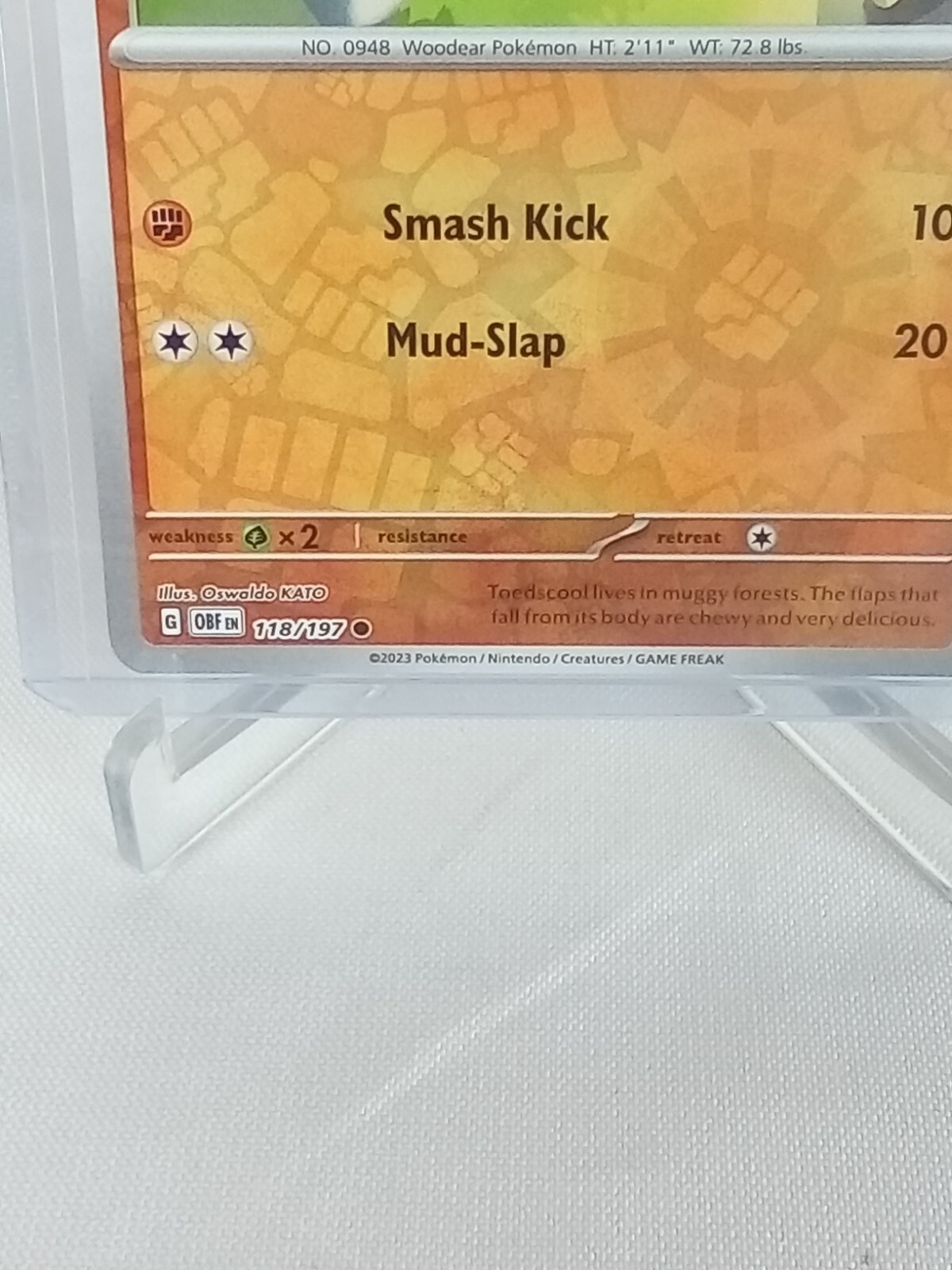 Toedscool Hp 60 Holo #118 Pokémon Card 2023 | eBay