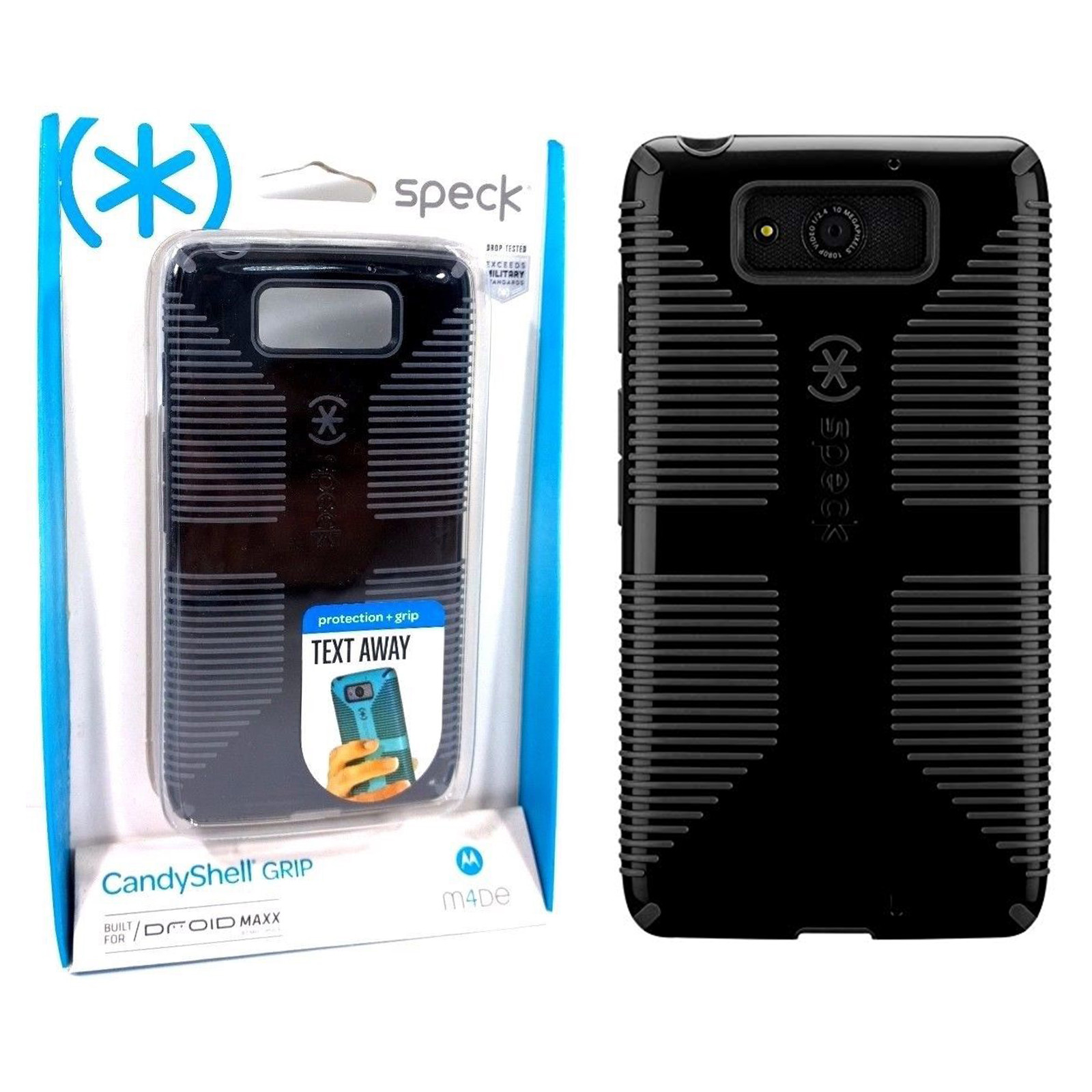 Speck CandyShell Grip Shock Absorbing Grip Case for Motorola Droid Maxx ...