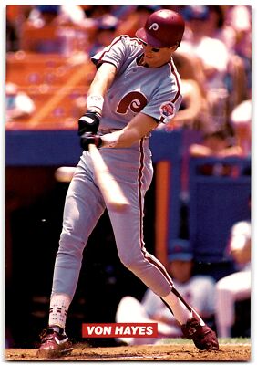 1990 Philadelphia Phillies Photocards Von Hayes | eBay