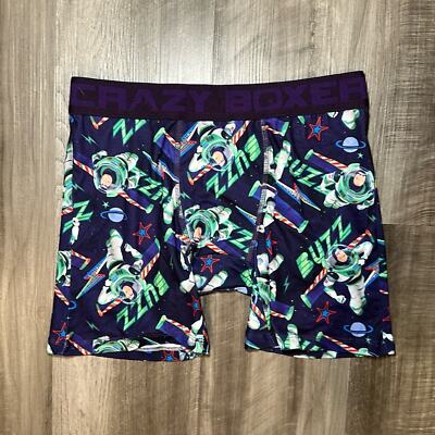 Toy Story Buzz Lightyear Crazy Boxer Boxer Brief - Small | eBay