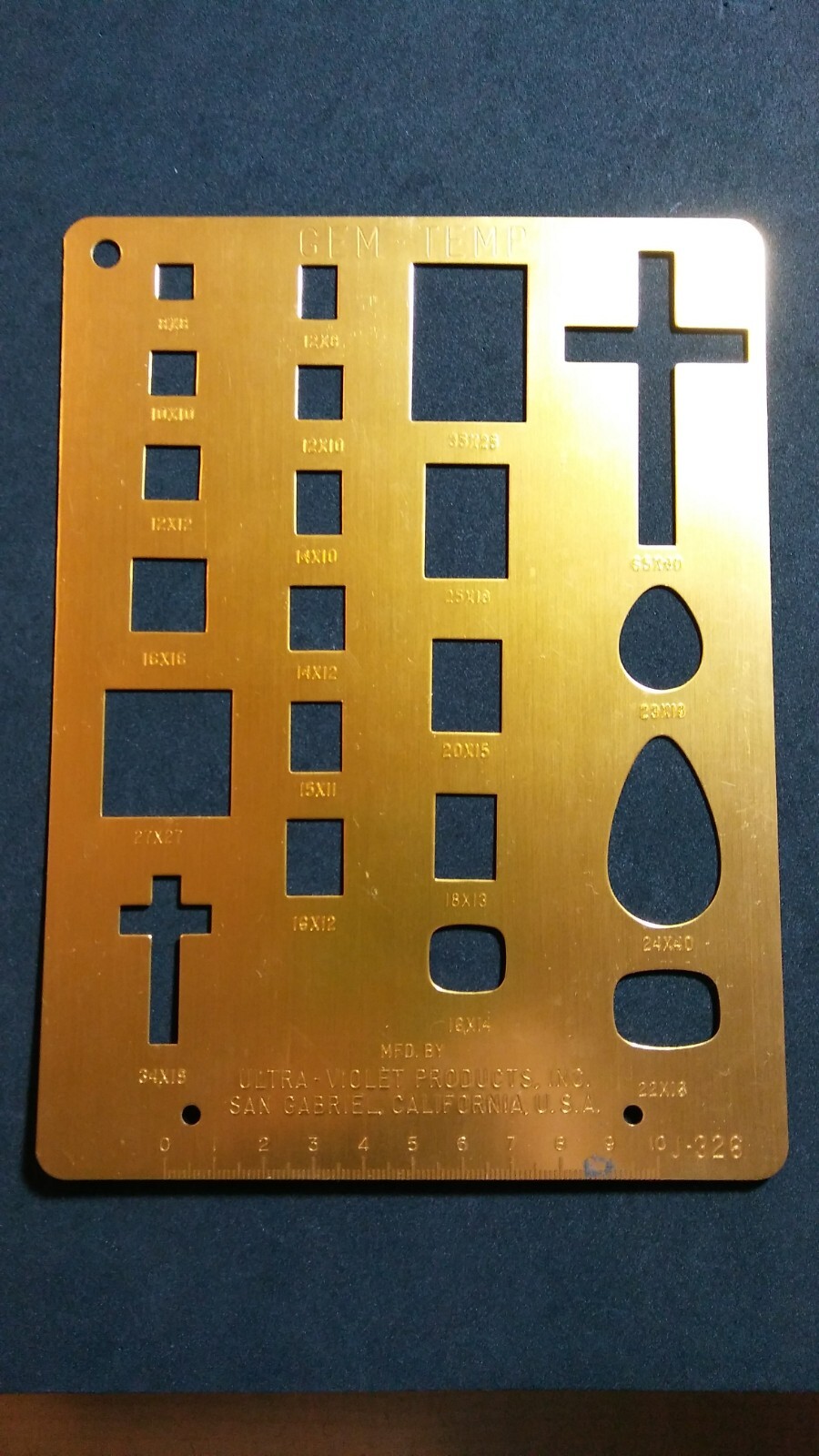 Square Cross Egg Easter Shapes Aluminum Gem-temp J326 Ultra Violet ...