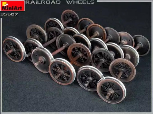 MINIART 35607 1/35 Scale Railroad Wheels | eBay