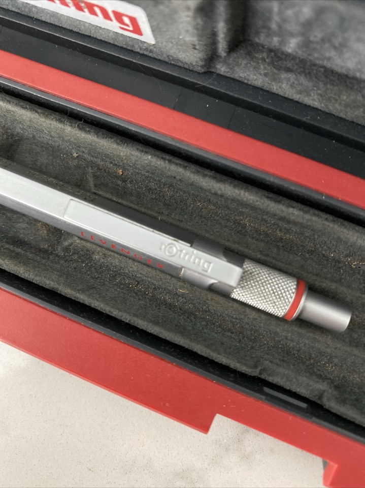 Vintage Rotring 600 Ballpoint Pen Old Style Silver In Box Levenger | eBay