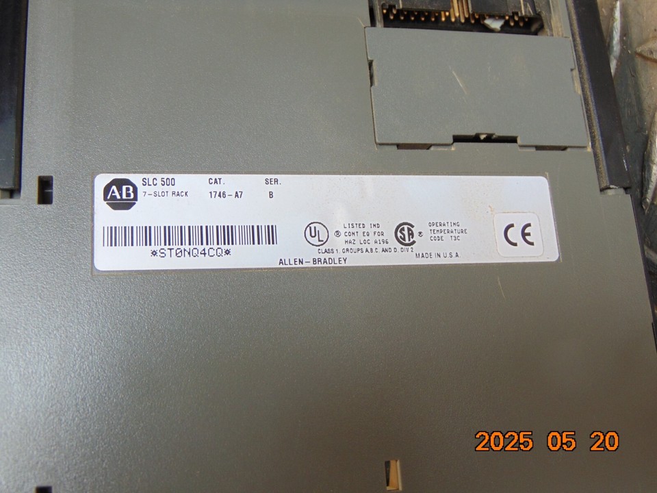 ALLEN BRADLEY 1746-P2 SER C POWER SUPPLY w 1746-A7 SER B 7-SLOT RACK | eBay