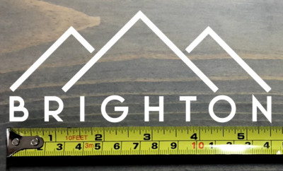 Brighton Sticker Decal 5.5" Utah Snowbird Alta Ski Mountain Snowboard ...