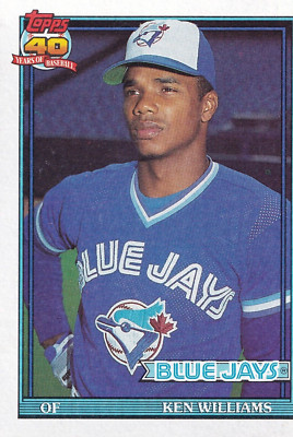 1991 Topps #274 Ken Williams MLB Toronto Blue Jays + (Yes 3 Free ...