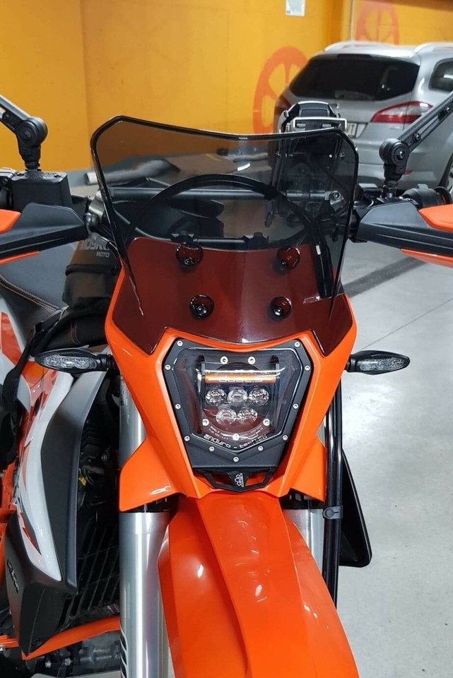 KTM ENDURO RALLY WINDSCREEN 690 500 450 350 300 250 SM SMCR EXC XCW XC ...