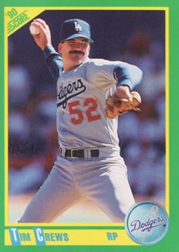 #164 Tim Crews - Los Angeles Dodgers - 1990 Score Baseball | eBay