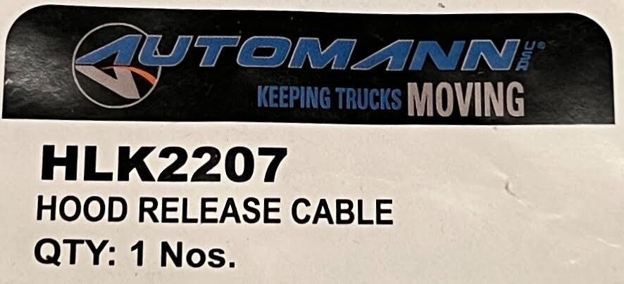 HLK2207 Genuine Automann Hood Release Cable - New | eBay