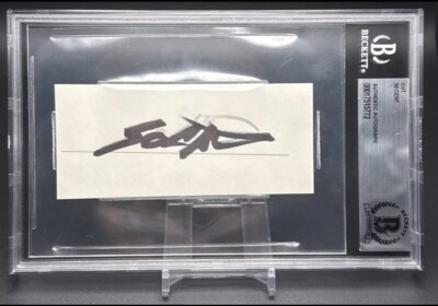 50 Cent Curtis Jackson BAS Beckett COA Autograph Rap Rapper Hip Hop ...