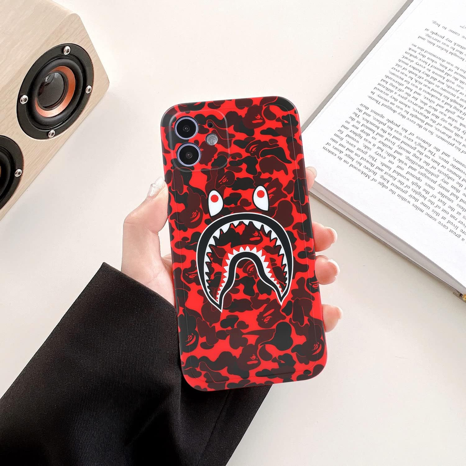 Red Cool Funny Design Iphone 12 Case for Teen Boys Girls Kids, Slim Fit ...