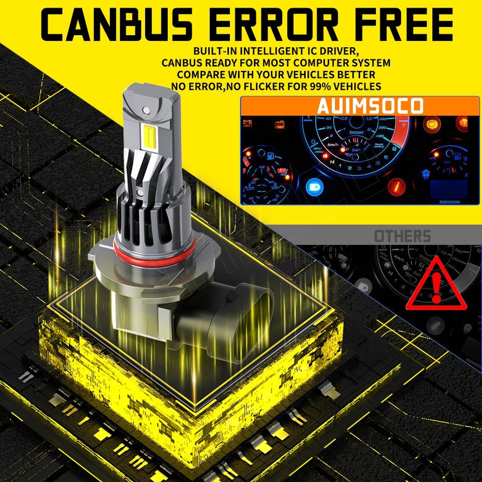 LED Headlight Kit High/Low Beam Fog Light Bulbs For Lexus GS350 2007 ...