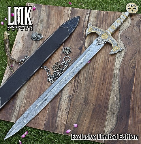 LMK Hand Crafted Twist 440C Steel Sword Damascus Best Selling Steel ...