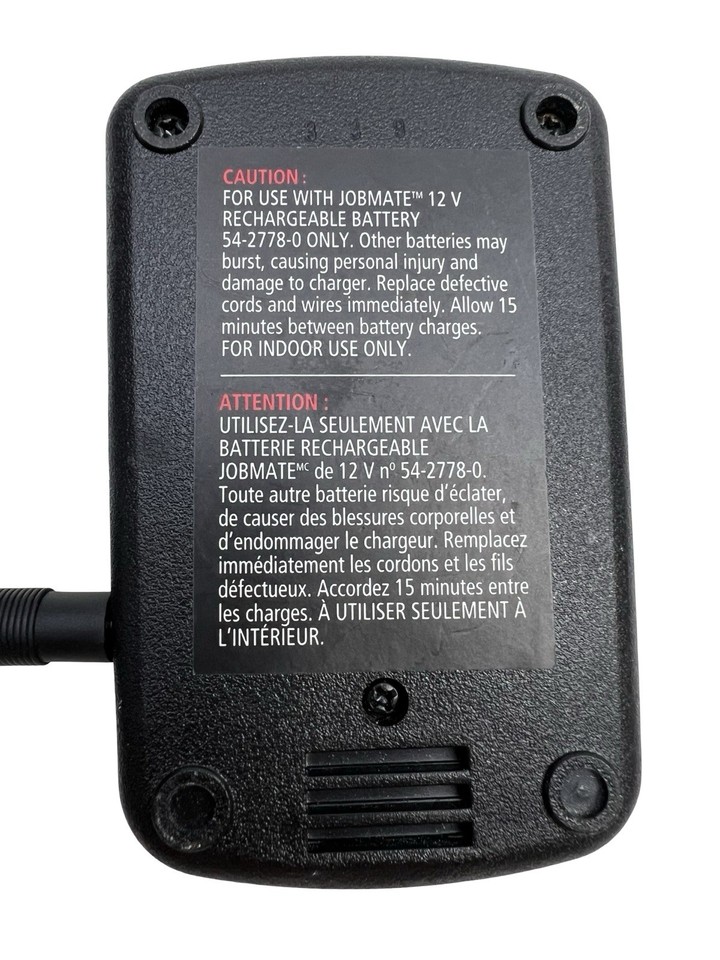 JobMate Battery Charger for Rechargeable 54-2778-0 | eBay