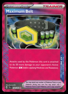 Maximum Belt 154/162 Ace Spec Pokemon Temporal Forces NM | eBay
