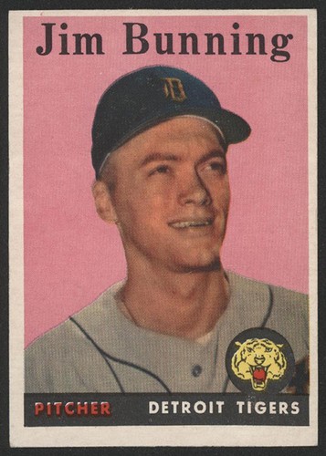 1958 Topps Baseball Card #115 - Jim Bunning | eBay