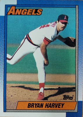 Bryan Harvey, 1990 Topps #272, California Angels - 4496 | eBay