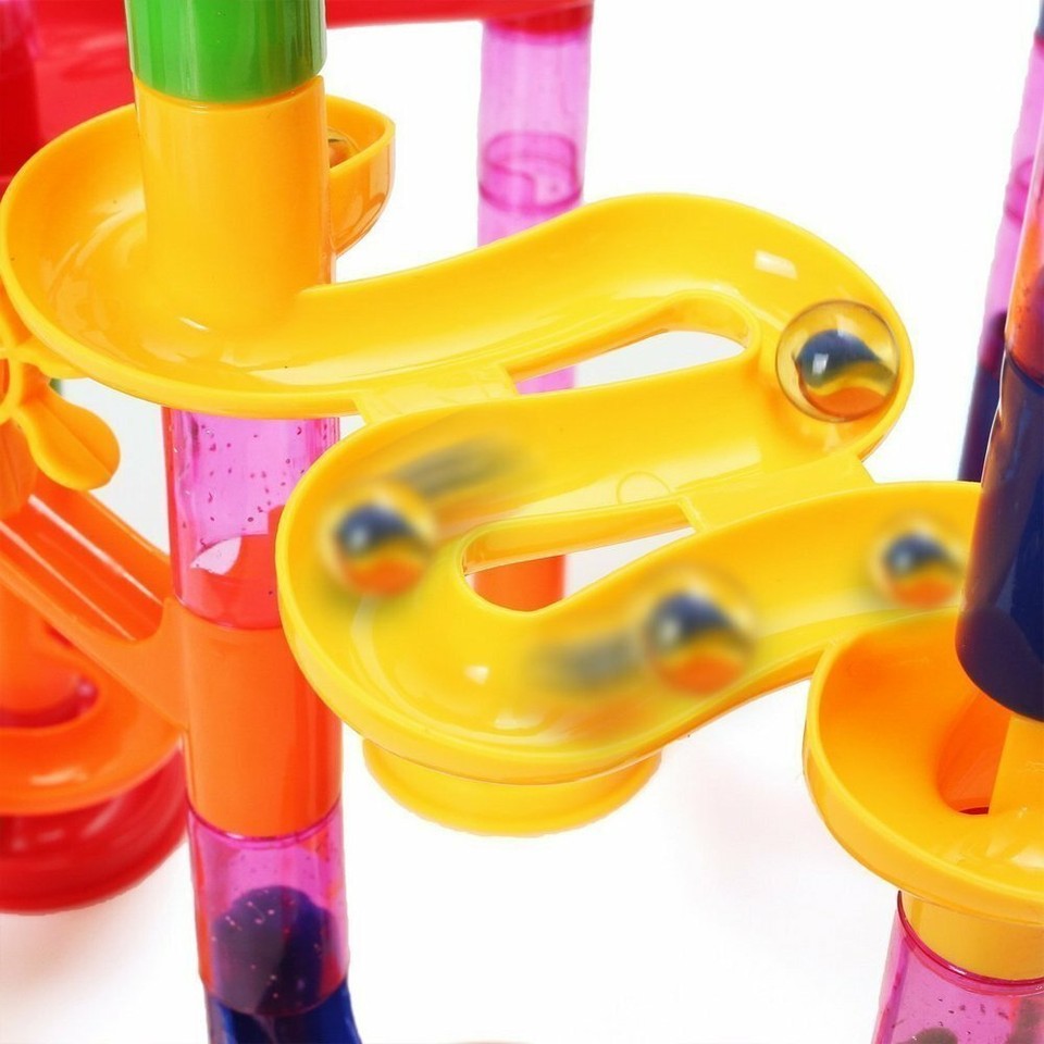 50 PCS Marble Run Toy,Marble Runs STEM Educational Learning Toy ...