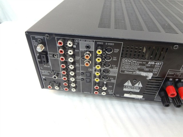 Denon 5.1 Surround Sound Home Theater Receiver Model Avr-487 for sale ...