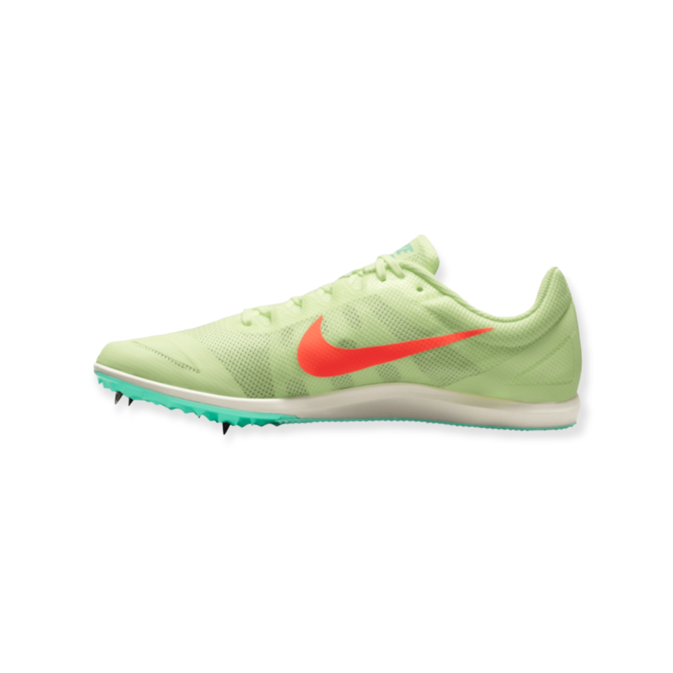 Nike Men's Zoom Rival D10 Spike Track & Field Sprint Cleats Volt/Orange ...