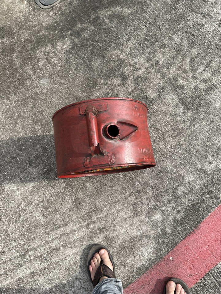 Ezee Drum motor oil 5 gallon rocker oil can 1920s | eBay