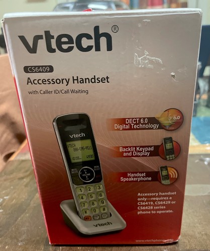 Vtech DECT 6.0 CS6409 Accessory Handset for Vtech CS6419 CS6428 CS6429 ...
