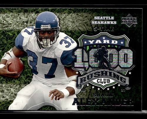 2006 Upper Deck - 1000 yd. Rushing Club Shaun Alexander #1KR-SA for ...