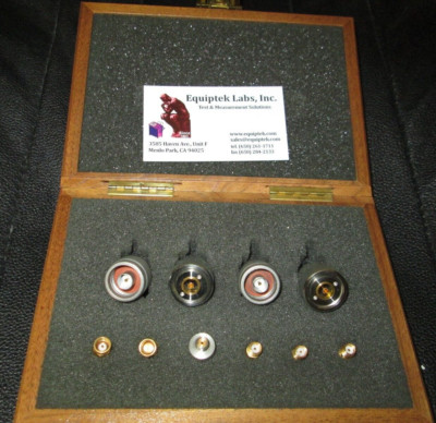 VNA Calibration kit HP 85033A 9GHz 50 Ω SMA APC-7 COMPLETE! | eBay