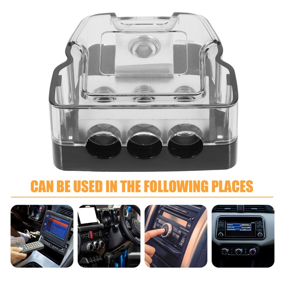 2 Pack Junction Box Fused Power Distribution Block Car Stereo Audio | eBay