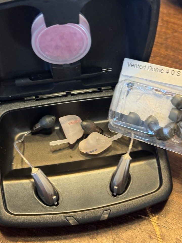 Starkey Evolv AI 1600 RIC R Hearing Aids & Charging Case Rechargeable ...