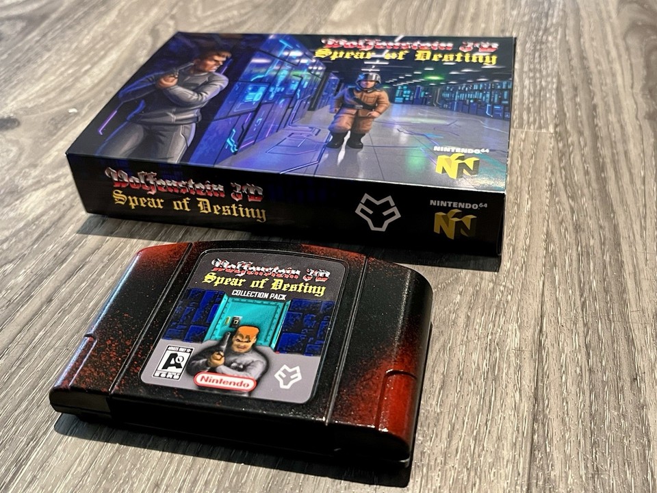 N64 Nintendo 64 Wolf3d Cib Complete Box Limited Bloody 1 Of 1 ...