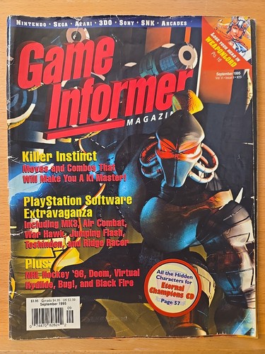 Game Informer Vintage Video Game Magazine #29 September 1995 Killer ...