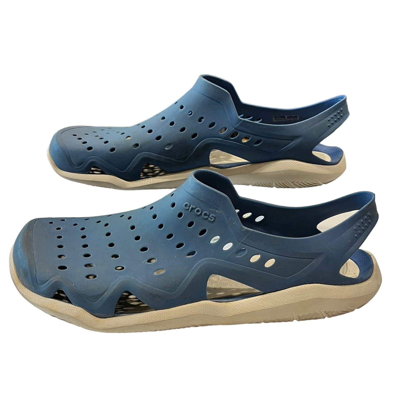 Crocs Men’s Iconic Slip on Sandals Shoes Size 11 - Gem