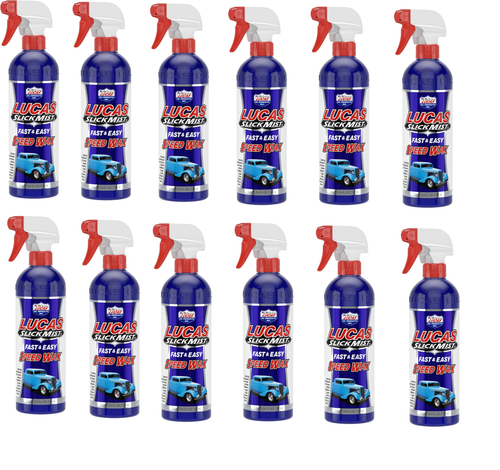 Pack of 12 Lucas Oil 10160 Slick Mist Speed Wax - 24 Ounce | eBay