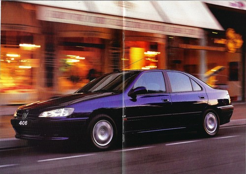 Peugeot 406 Saloon 1998-99 UK Market Sales Brochure L LX GLX Executive ...