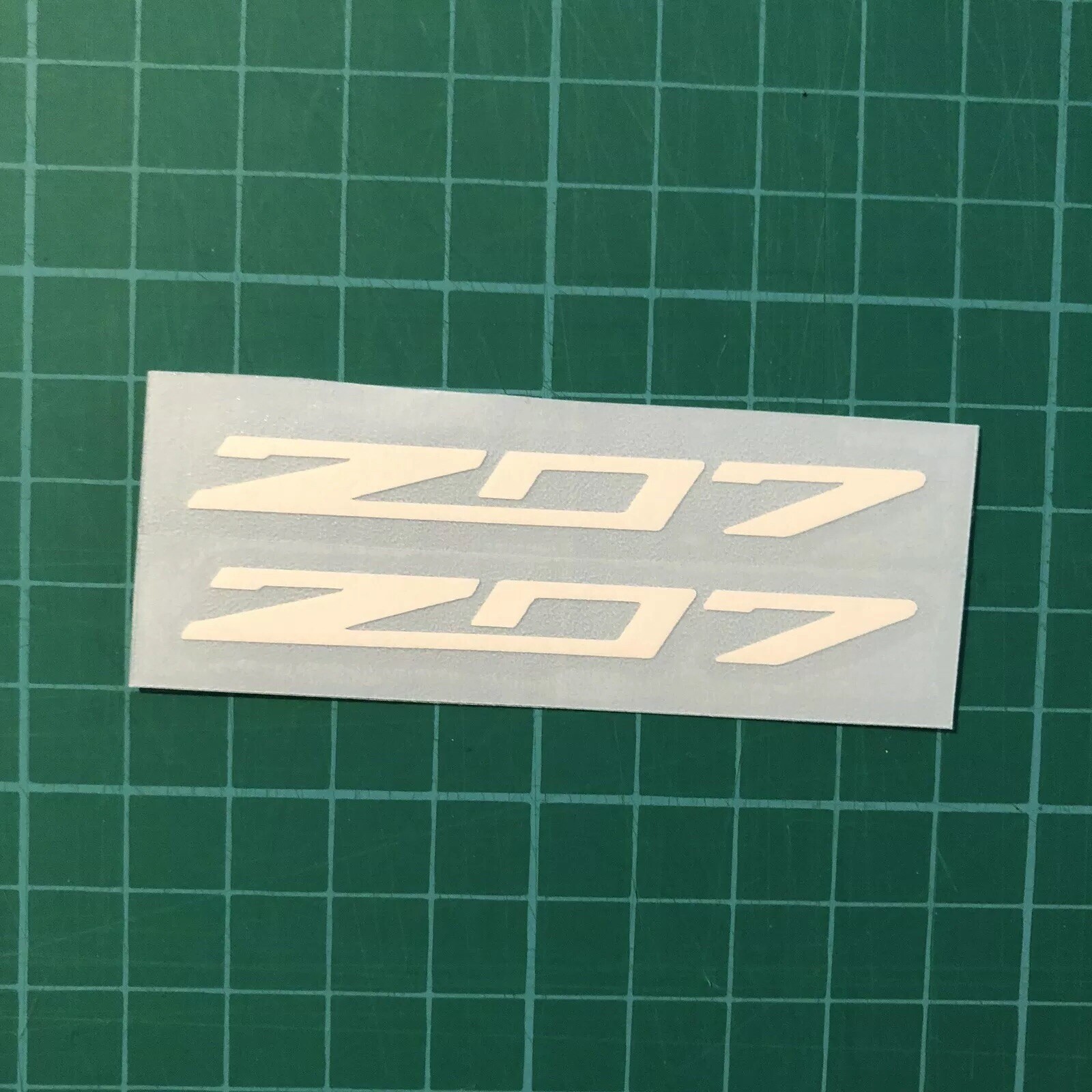 (2) Corvette Stingray C7 Z07 Gurney Spoiler Wing Vinyl Decal Sticker ...