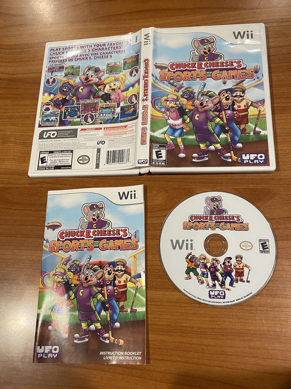 Chuck E. Cheese's Sports Games (Nintendo Wii, 2011) 695771900637 | eBay