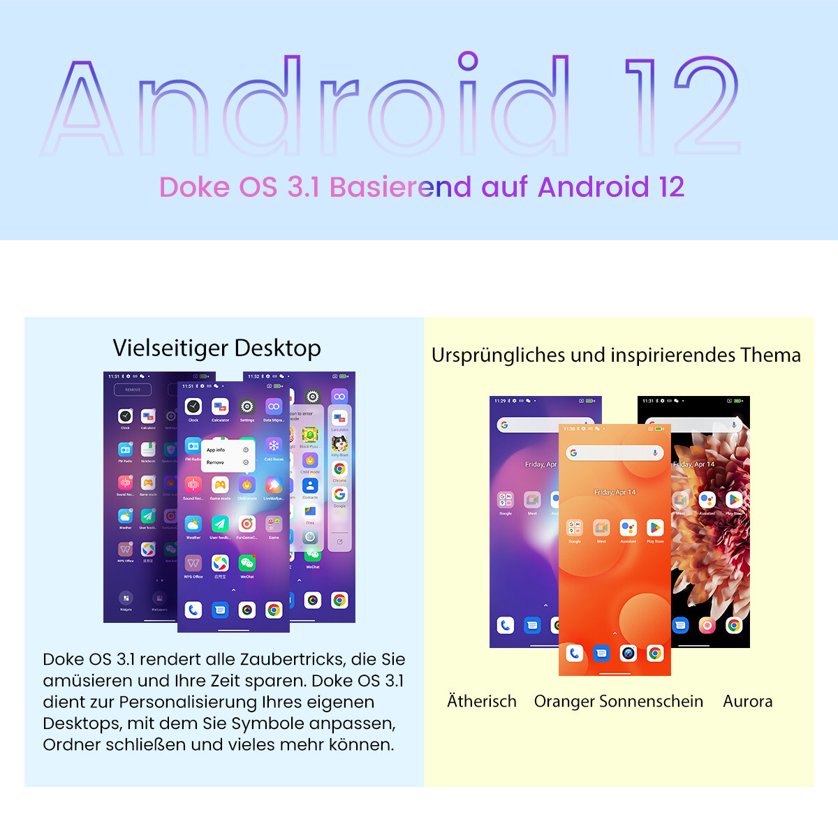 Blackview OSCAL C70 4G Smartphone 6GB+128GB 6,6 Zoll 5180mAh Handy Ohne ...