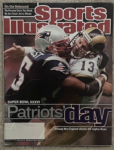SPORTS ILLUSTRATED 2002 NEW ENGLAND PATRIOTS WILLIE MCGINEST SUPER BOWL ...
