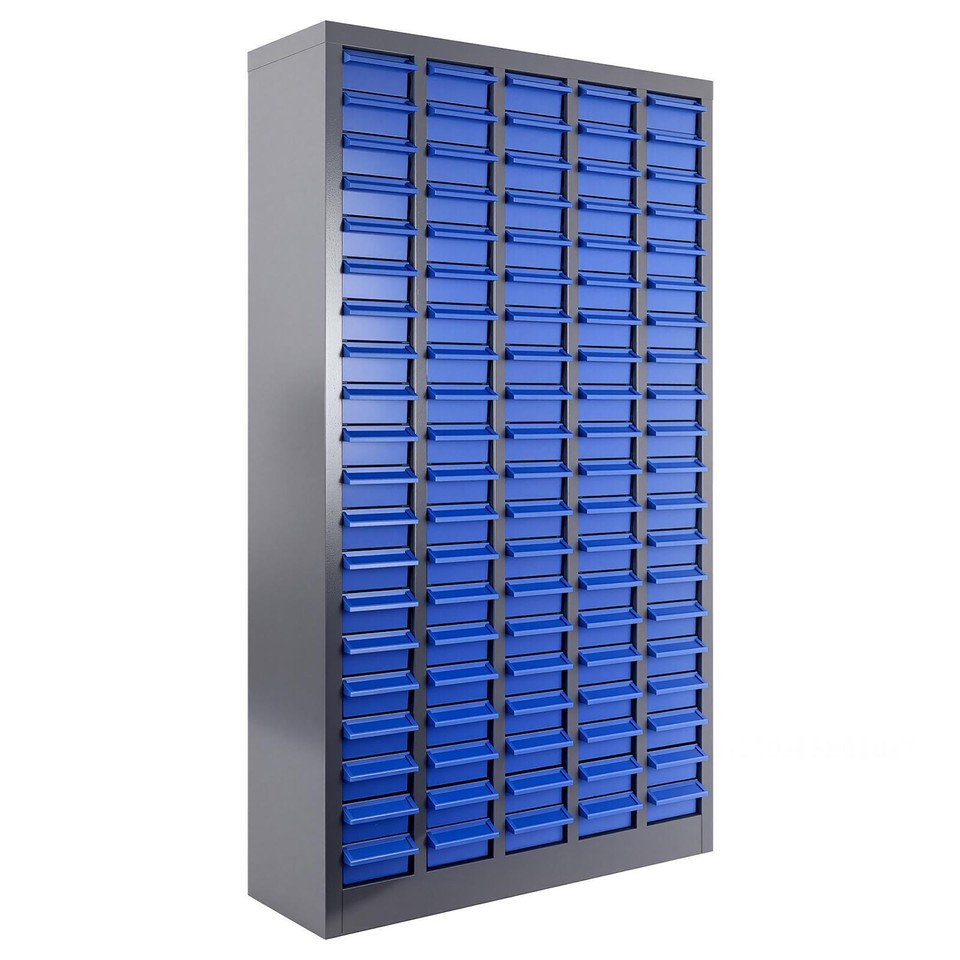 Bolt and Nut Tool Storage Cabinet 100 Drawers Parts Cabinets Material ...