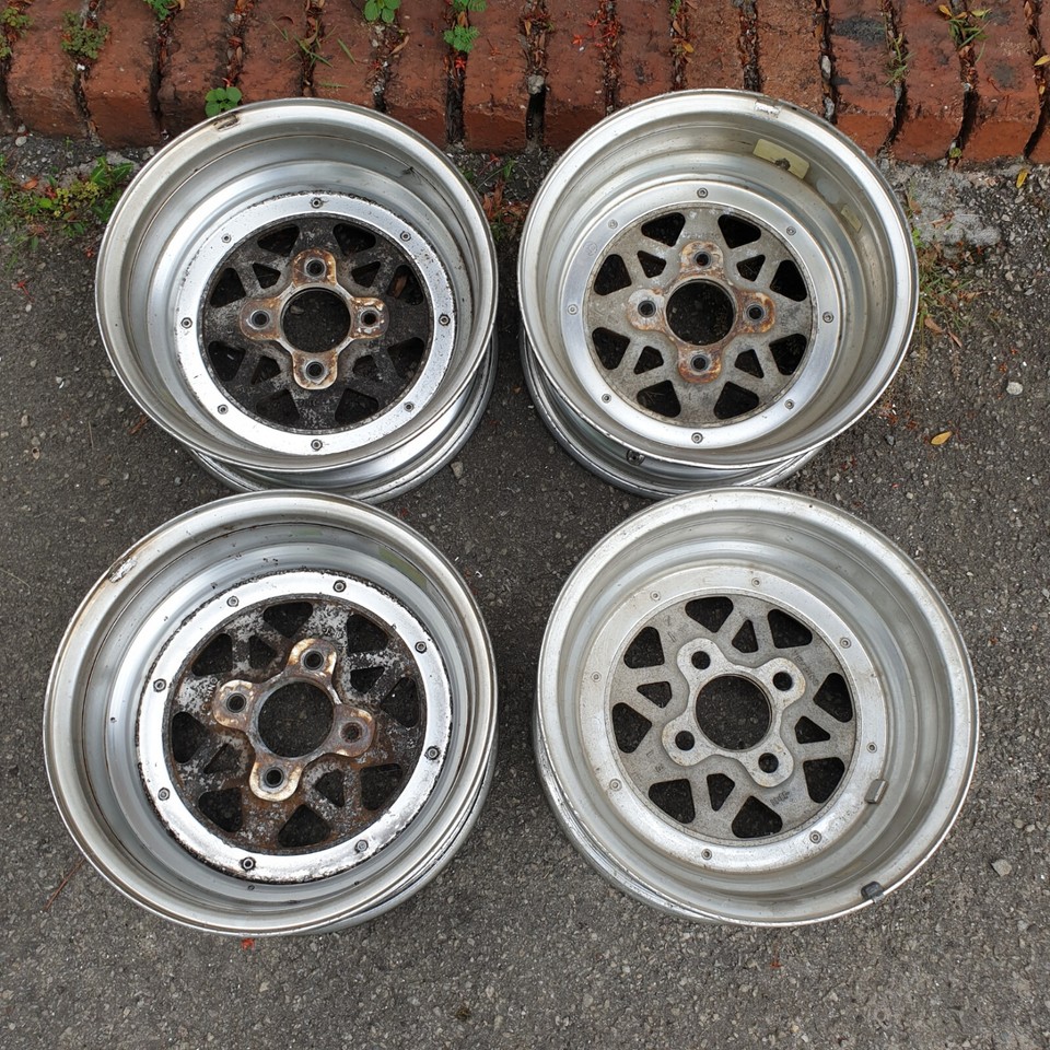 JDM Hayashi Techno TRX 14" 5spoke wheels for TA22 ae86 datsun sunny ...