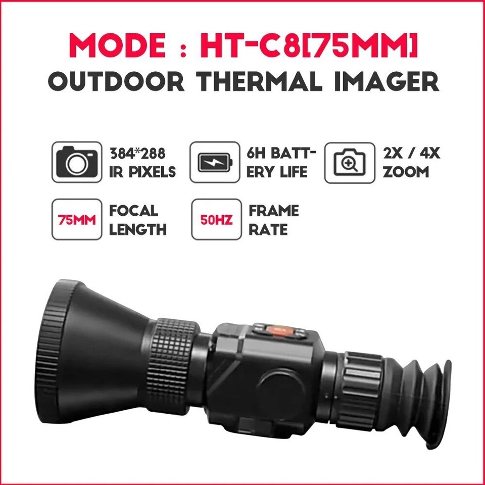 HT-C8 35mm Lens Hunting Thermal Imaging Camera Telescope Night Vision ...