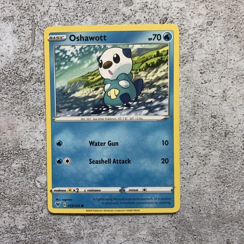 Pokémon TCG Oshawott Vivid Voltage 033/185 Regular Common | eBay
