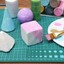 14 Mini Geometric Craft Foam Shapes, for DIY crafts & art projects 7 ...