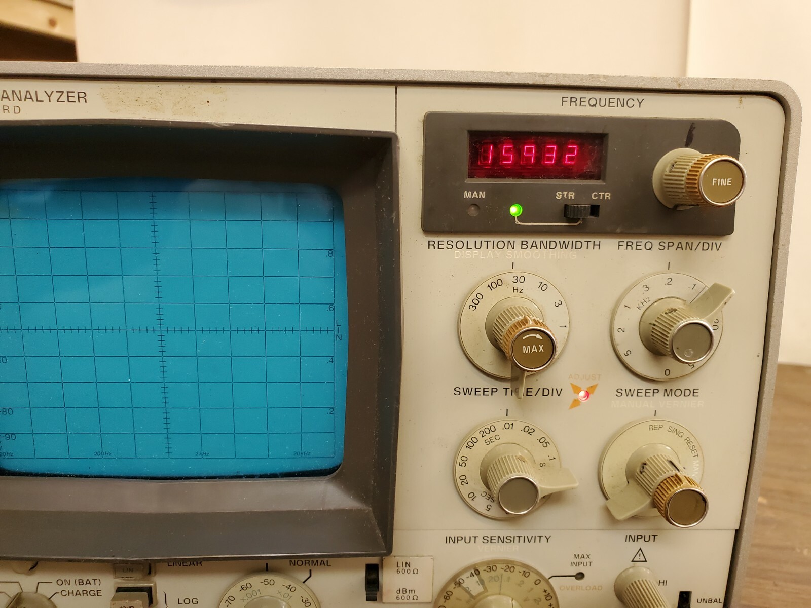 HP / Agilent / Keysight 3580A Audio Spectrum Analyzer 5Hz - 50kHz OPT 2 ...